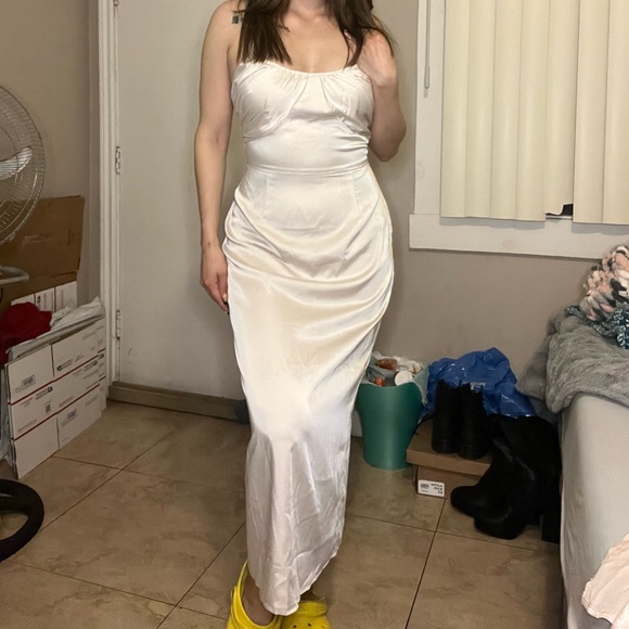 Missguided | Dresses | Missguided Satin Maxi Dress | Poshmark